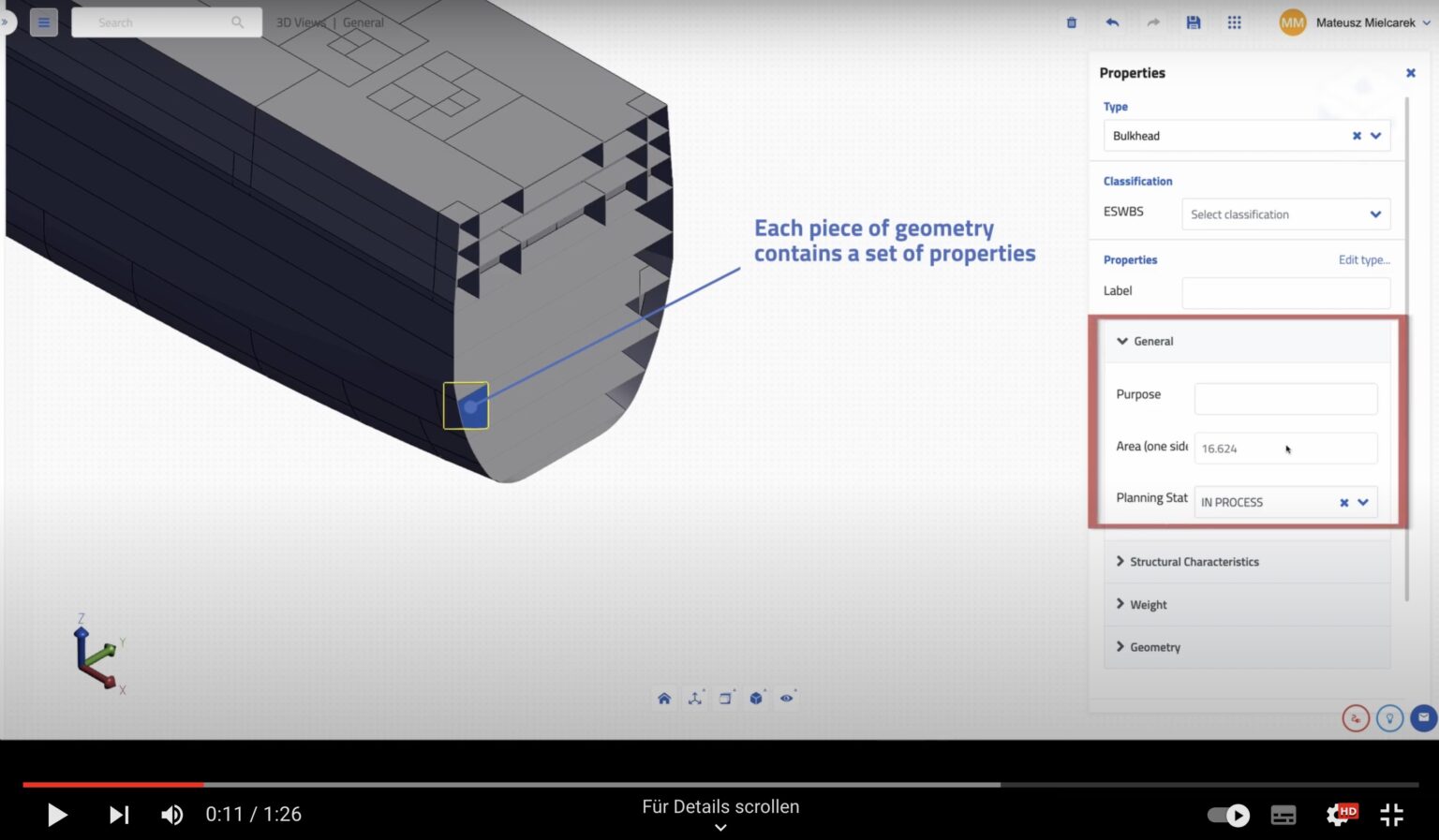 Efficient Weight Calculation in Ship Design